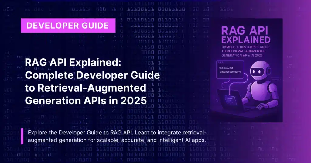 RAG APIs Explained: Complete Developer Guide To RAG APIs