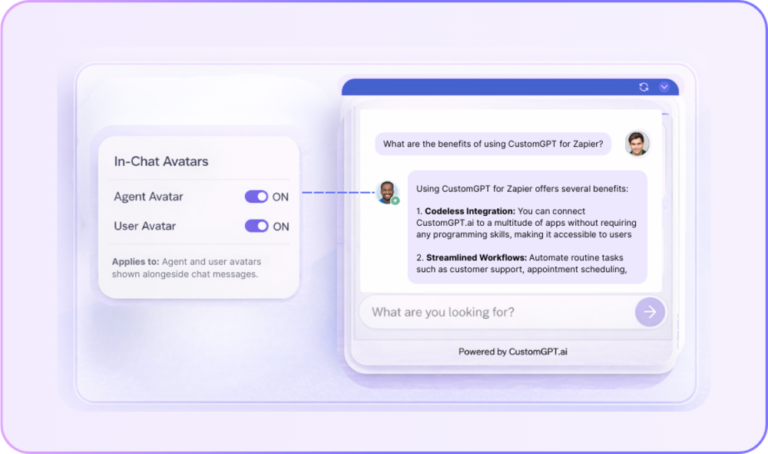 CustomGPT.ai Agent UI: Enterprise-Ready Chat Experiences