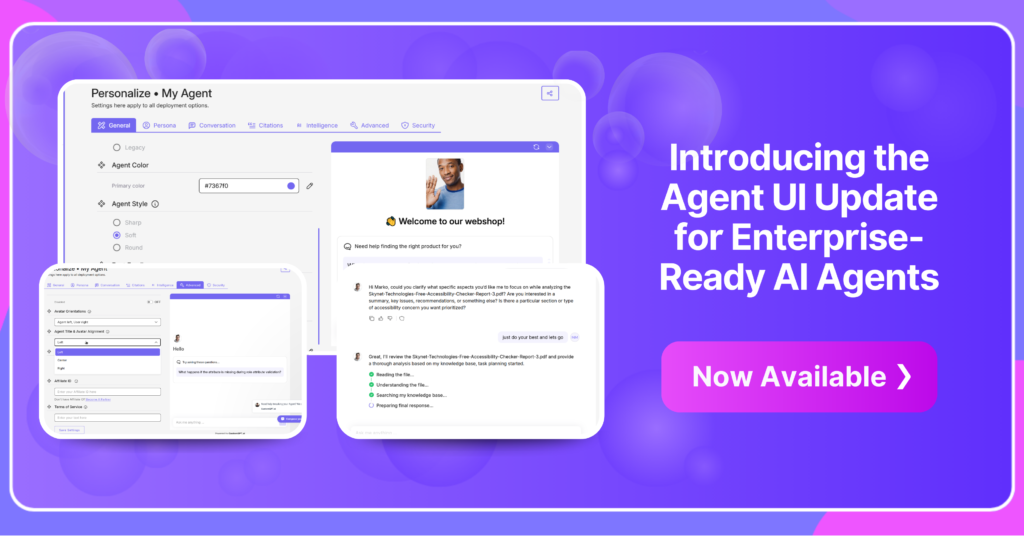 Introducing Agent UI: Enterprise Ready Look For Your Agents
